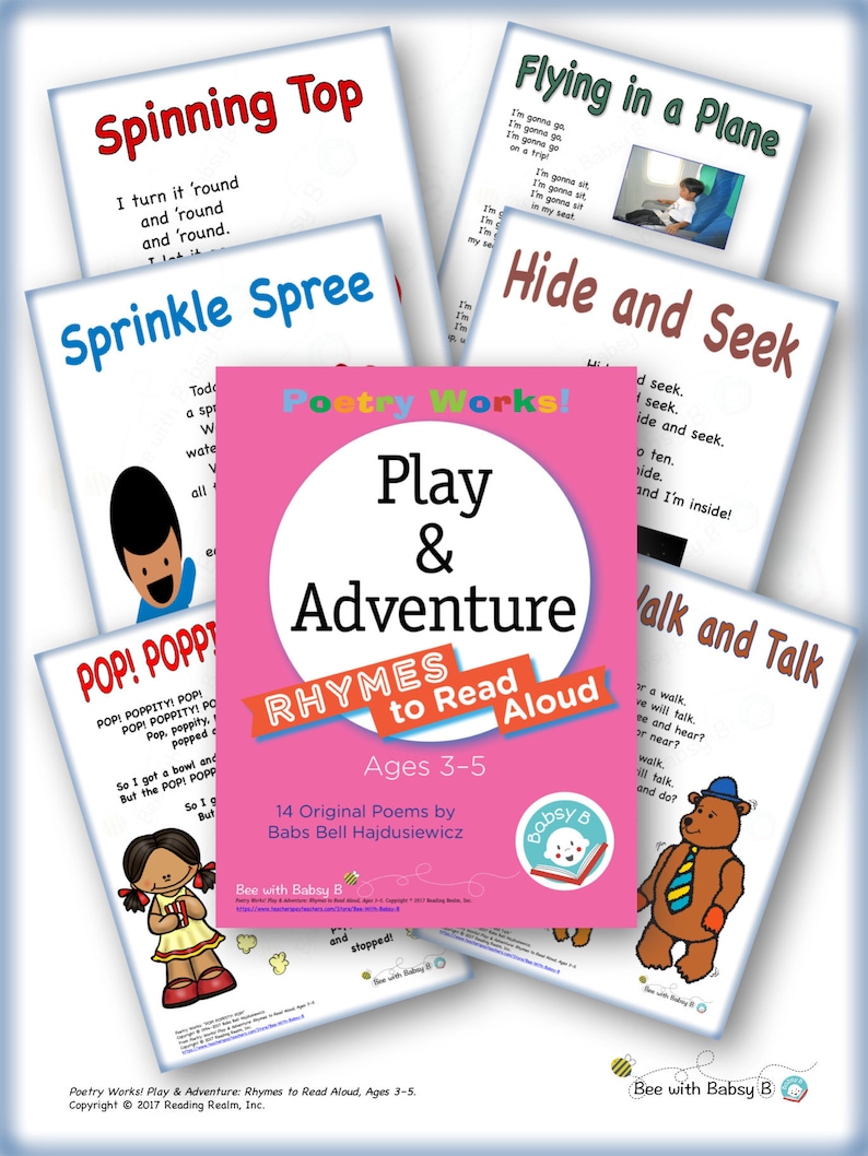 RHYMES (14) PLAY & ADVENTURE Digital Some Phonics Poems Age 3–5+ Pres ...
