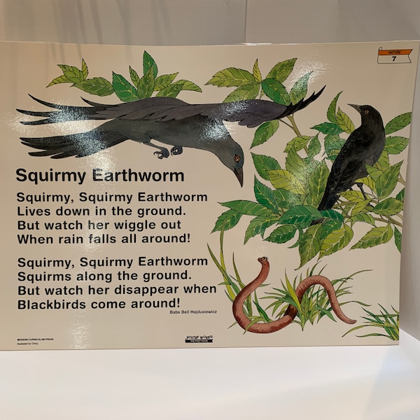 Earthworm Poster - Etsy