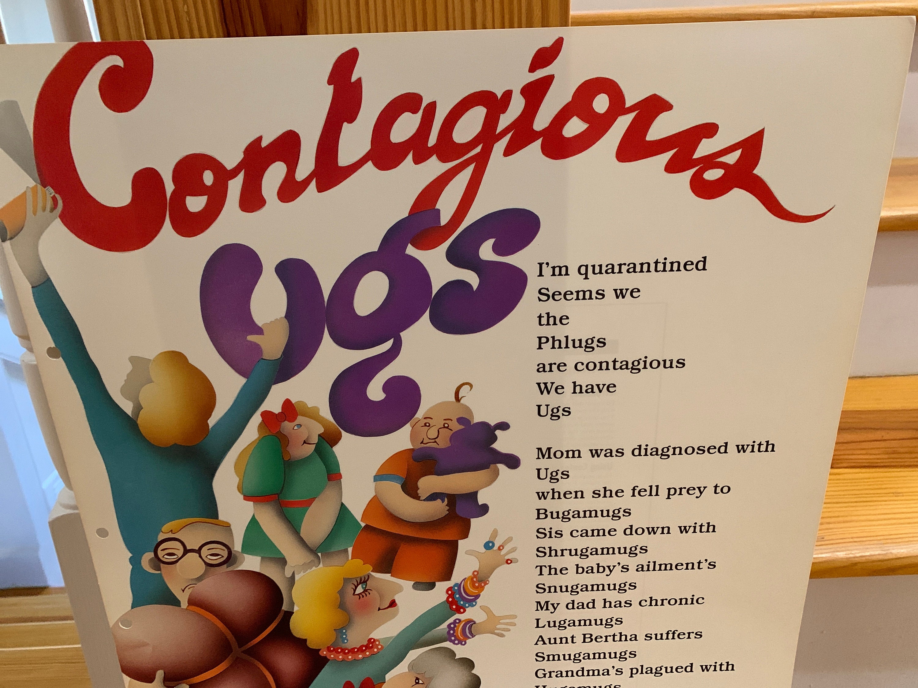 Phonics Poster Quarantine Gr 3-6 "contagious Ugs" Fun With Meaning Re ...