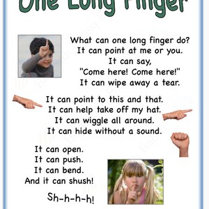 FINGERPLAYS & ACTION PLAYS Poetry Book Digital Ages 3-5+ Preschool Prek ...