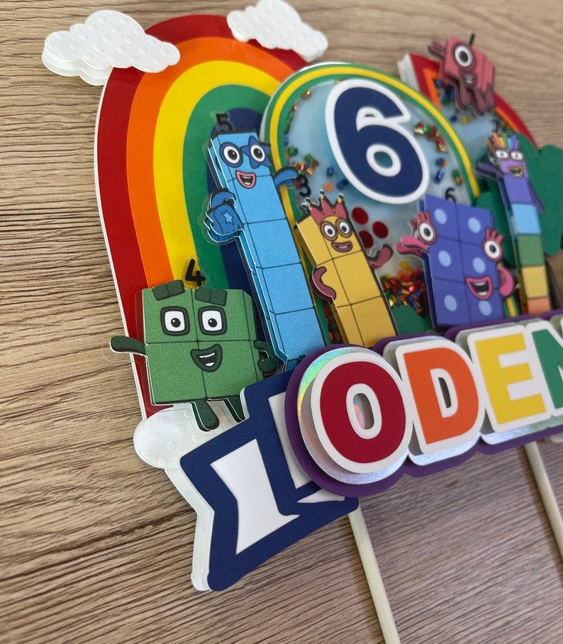 Numberblocks Cake Topper/numblocks - Etsy