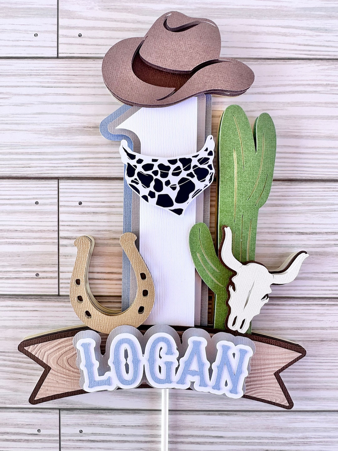 My First Rodeo Cake Topper/cowboy Cake Topper/cowgirl Cake Topper/rodeo ...