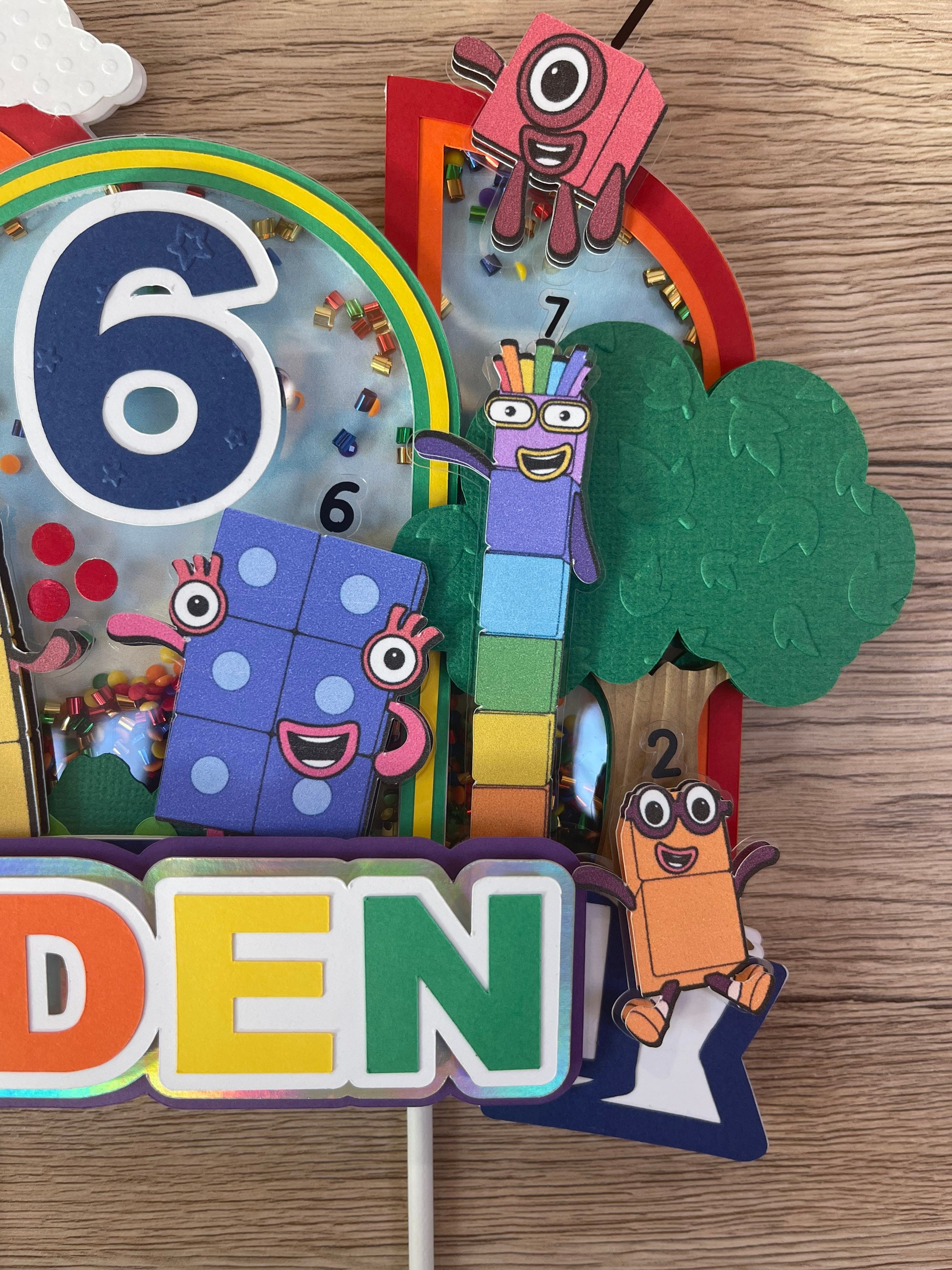 Numberblocks Cake Topper/numblocks | Etsy