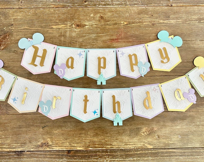 Vintage Castle Banner/castle Birthday Banner/classic Castle Banner ...