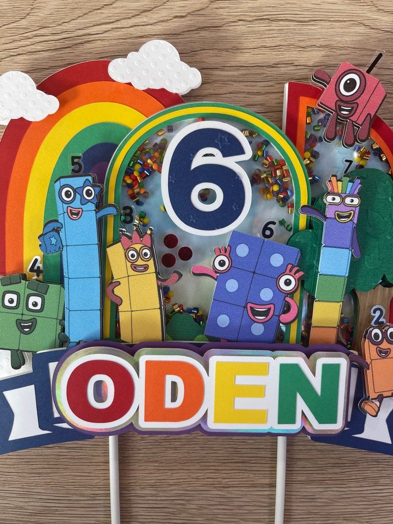 Numberblocks Cake Topper/numblocks | Etsy