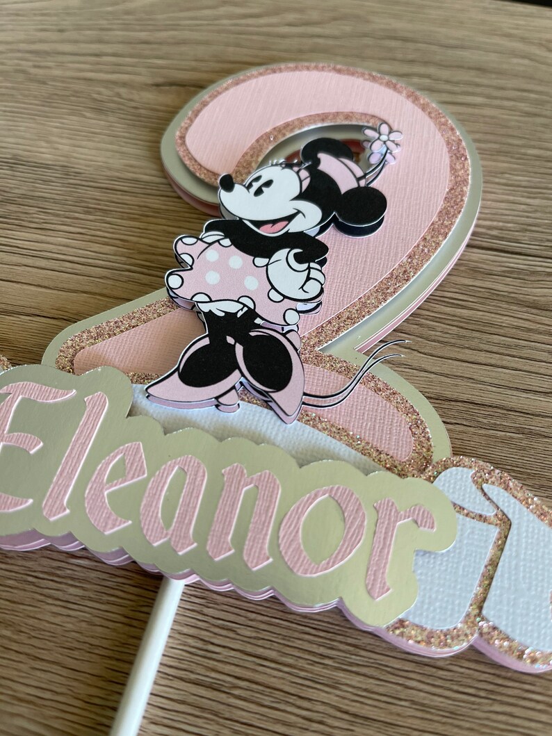 Minnie Mouse Cake Topper/classic Minnie Cake Topper/minnie - Etsy