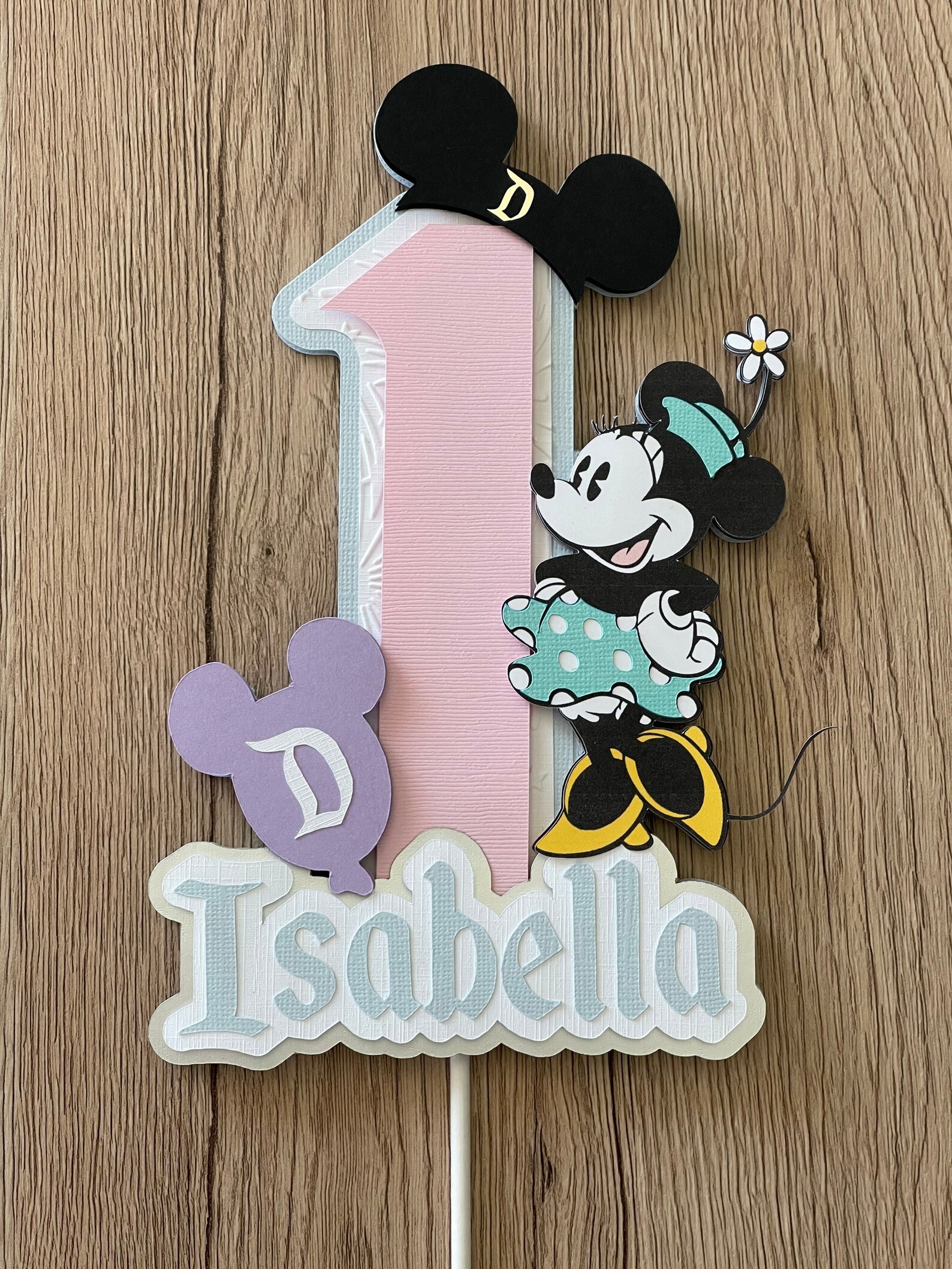 Minnie Mouse Cake Topper/classic Minnie Cake Topper/minnie Mouse ...