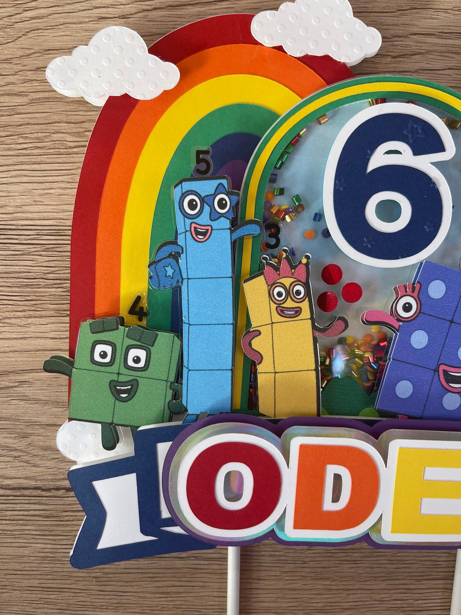 Numberblocks Cake Topper/numblocks - Etsy