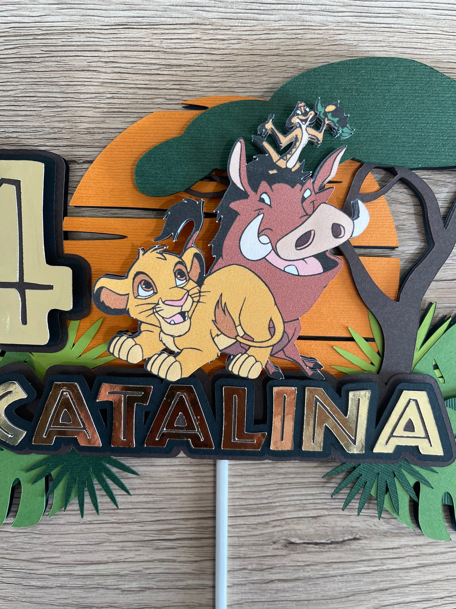 Lion King/simba Cake Topper/ Lion King Personalized Cake - Etsy