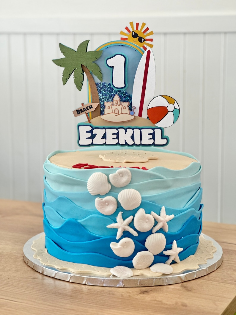 Beach Theme Birthday/summer Birthday/big One/ - Etsy