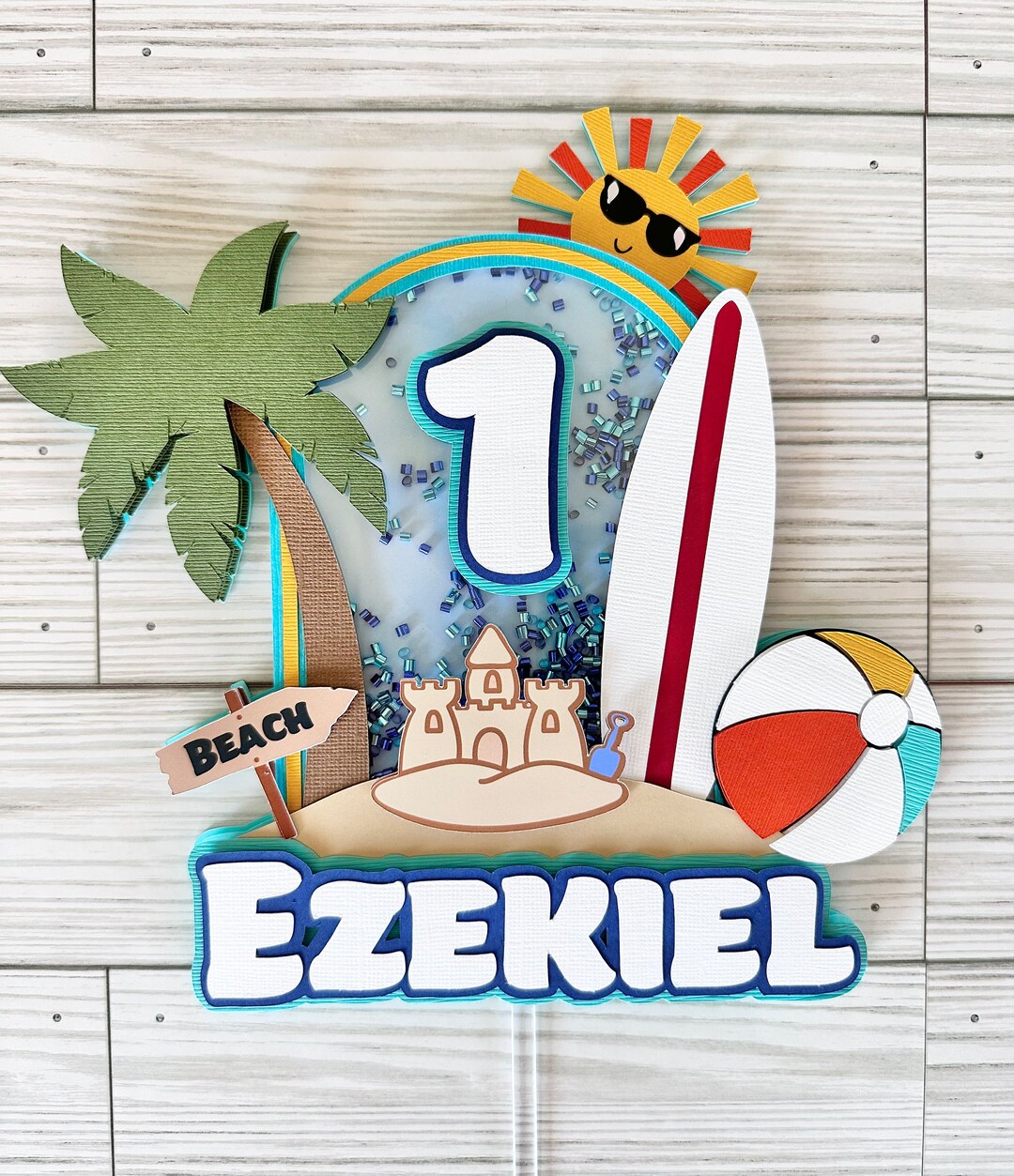 Beach Theme Birthday/summer Birthday/big One/ - Etsy