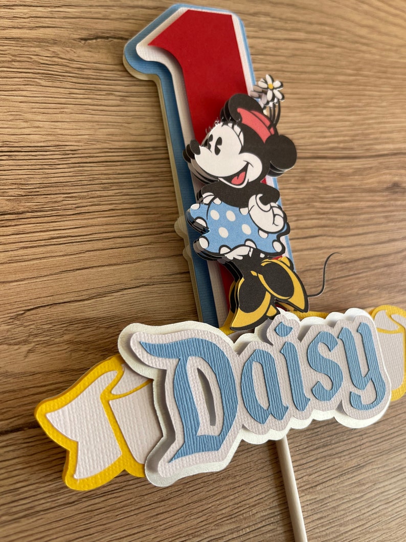 Minnie Mouse Cake Topper/classic Minnie Cake Topper/minnie - Etsy