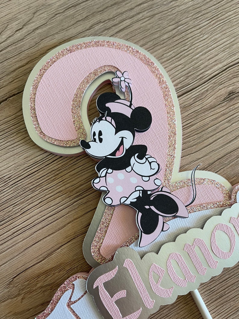 Minnie Mouse Cake Topper/classic Minnie Cake Topper/minnie - Etsy