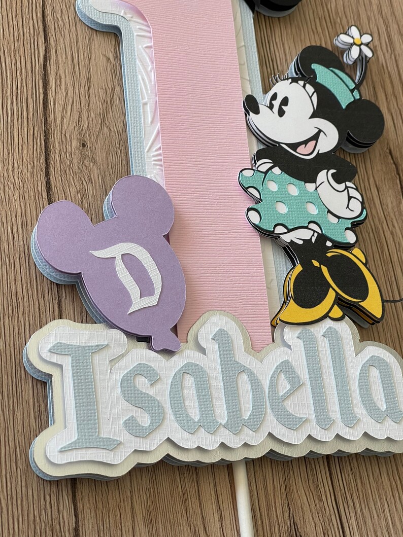 Minnie Mouse Cake Topper/classic Minnie Cake Topper/minnie - Etsy