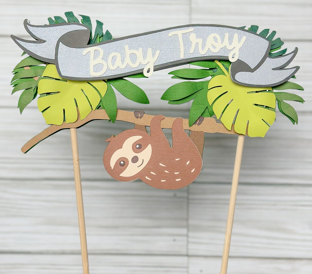 Sloth Birthday Theme/sloth Baby Shower/sloth Theme/sloth - Etsy