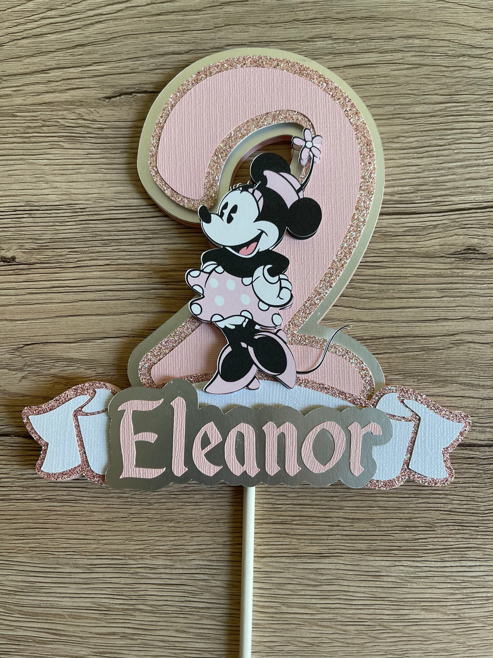 Minnie Mouse Cake Topper/classic Minnie Cake Topper/minnie - Etsy