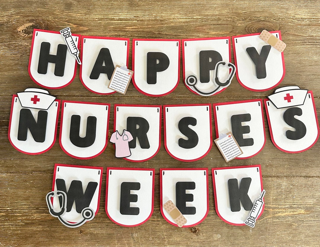 Happy Nurses Week/nurse Appreciation/nurse Appreciation Banner/nurse ...