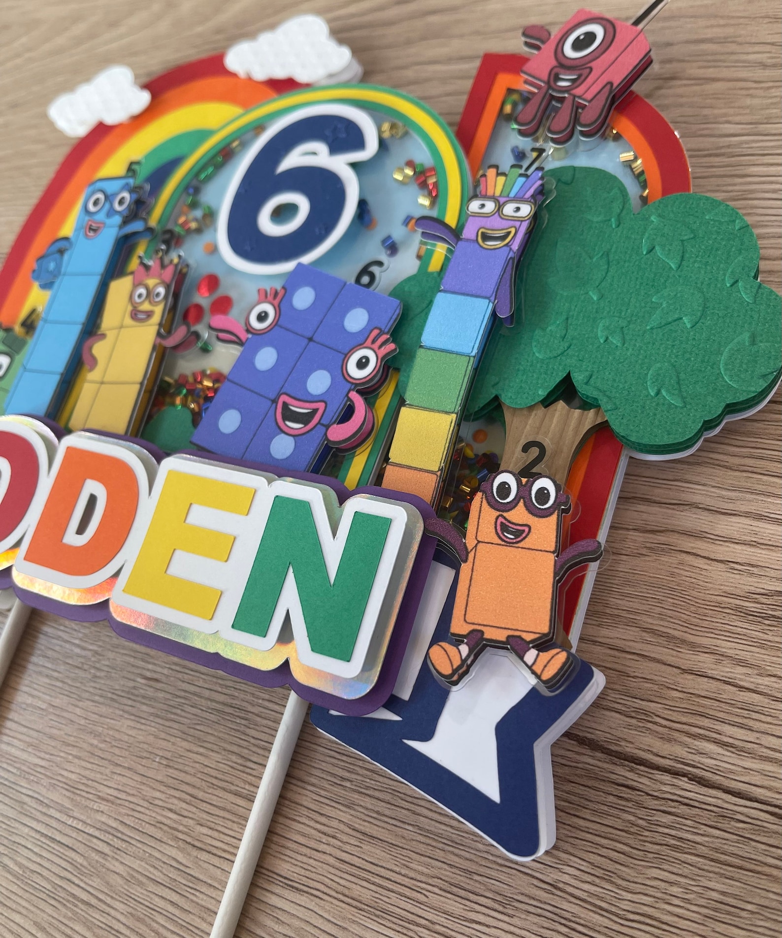 Numberblocks Cake Topper/numblocks | Etsy