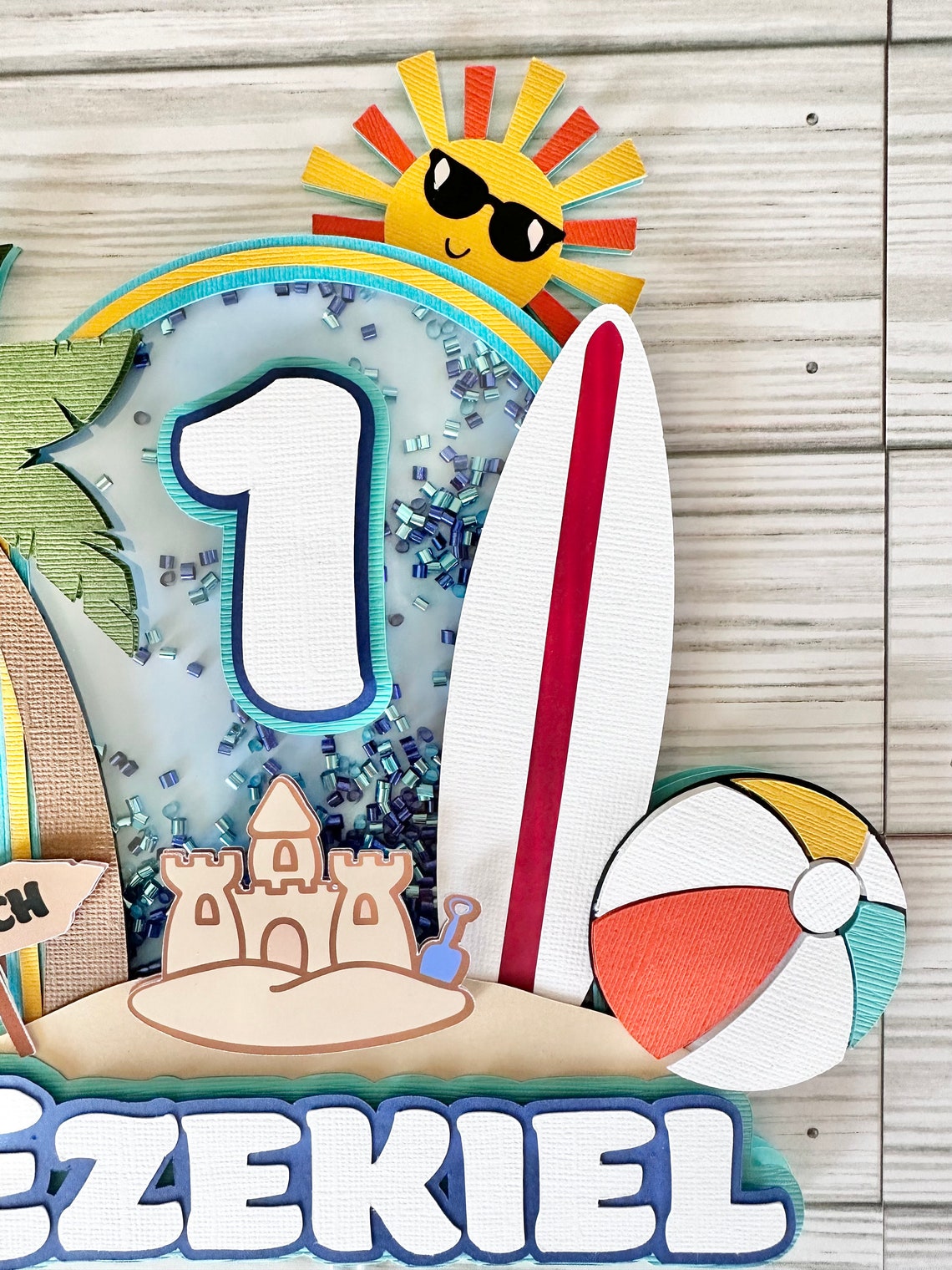 Beach Theme Birthday/summer Birthday/big One/ - Etsy