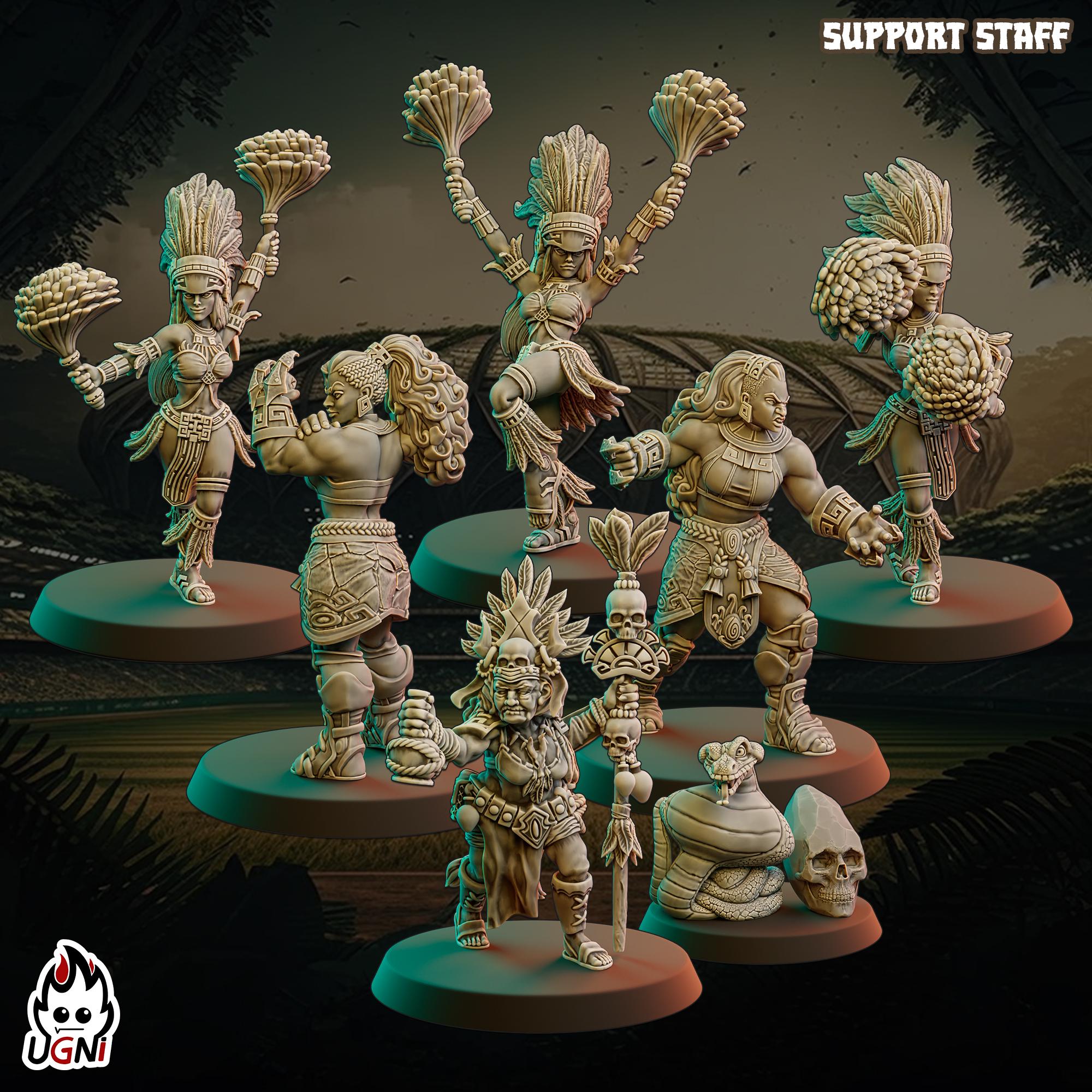 Support Staff for the Amazon Team - Fantasy Football Designed by UGNI ...