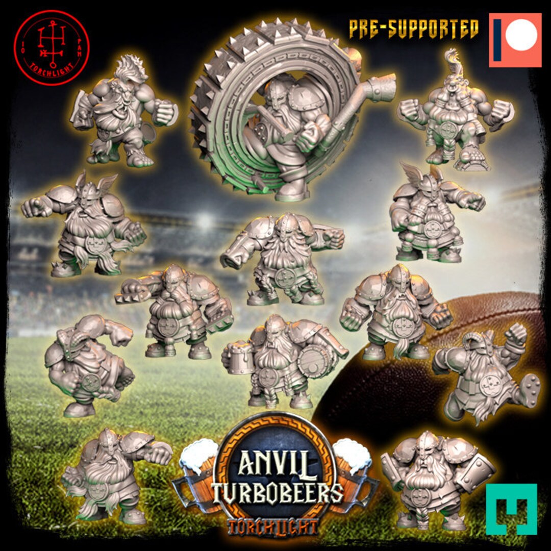 Anvil Turbobeers - Dwarf Fantasy Football Team Designed by Torchlight ...
