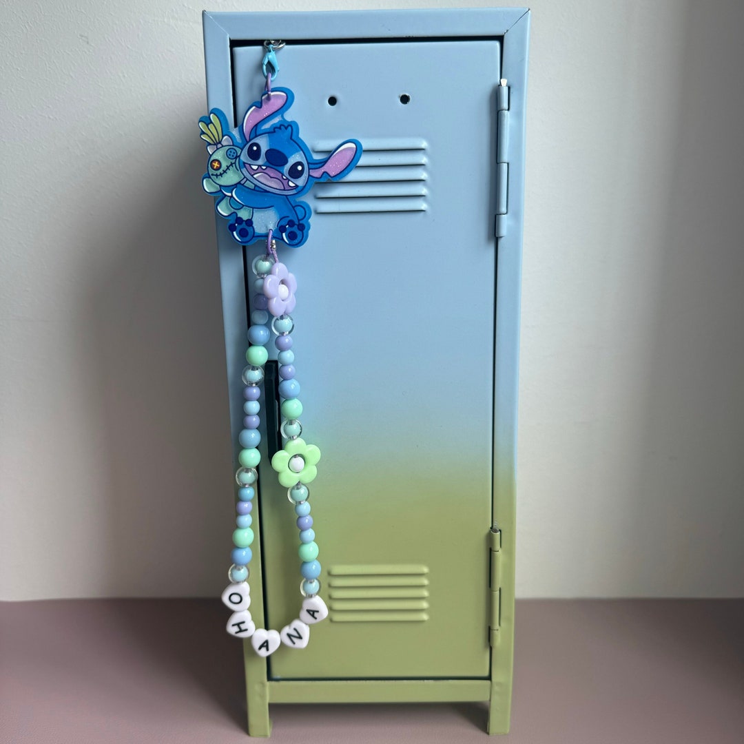 Llamaface Disney Lilo and Stitch Phone Charm Pastel Flower Phone Holder ...