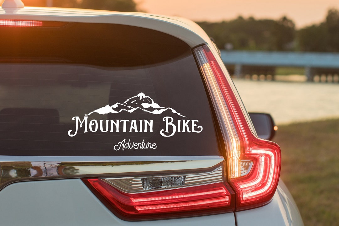 Mtb Sticker, Mtb Decal mountain Bike Adventure Window Sticker , MTB Fan ...