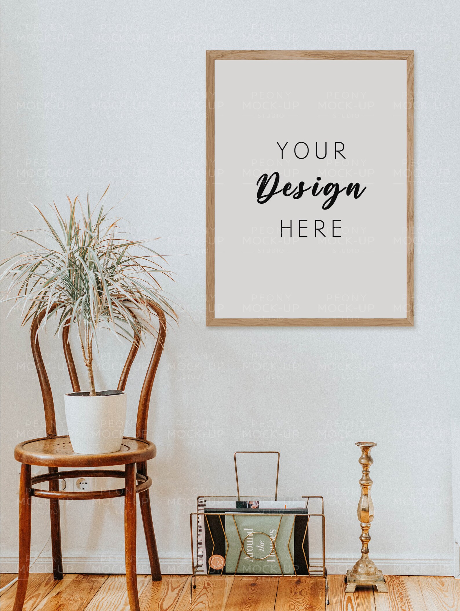 Boho Sign Mockup Wall Frame Mockup Poster Mockup Interior - Etsy