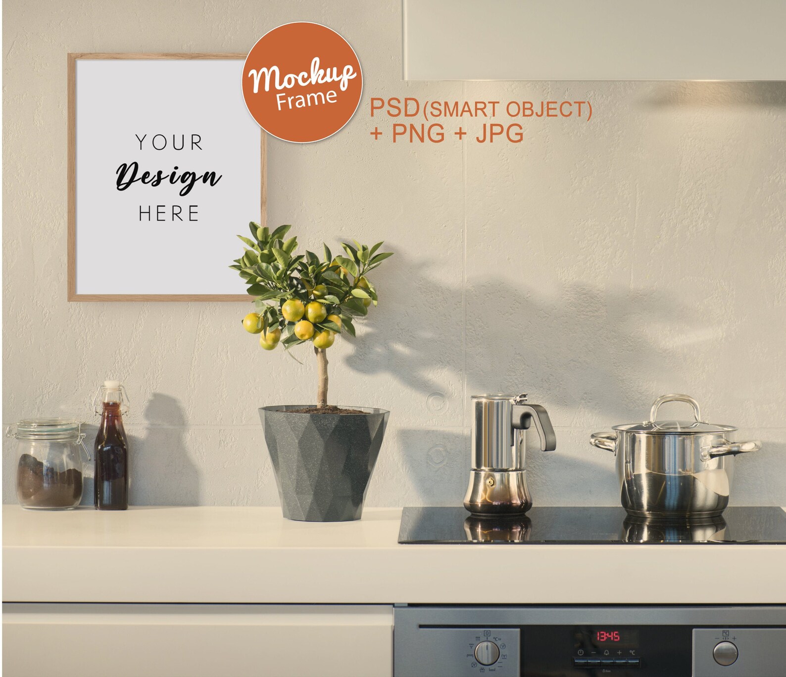 Kitchen Mockup Frame, Kitchen Wall Art Mockup Frame, 18x24 Frame ...