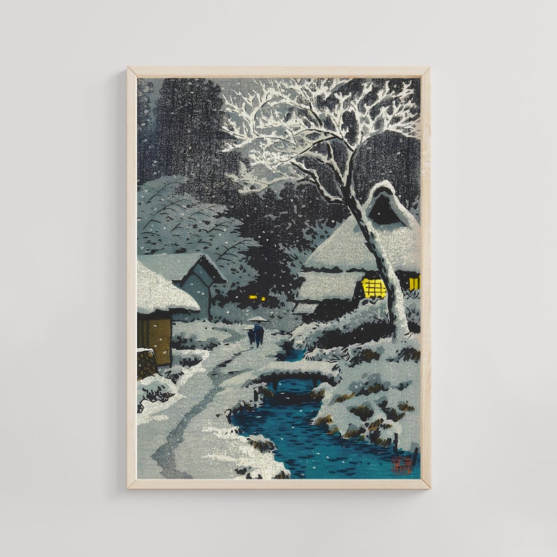 Winter Painting - Etsy