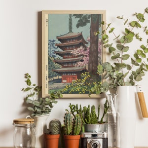 Spring in Daigoji Temple - Asano Takeji Print, 1950s Ukiyo-e Art ...