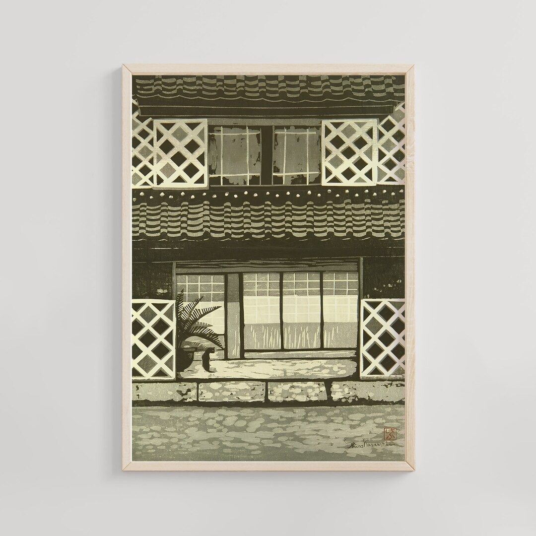 Shimoda, Numbered - Kasamatsu Shiro Print, Japanese Ukiyo-e Art, Coastal Landscape, Vintage Wall ...