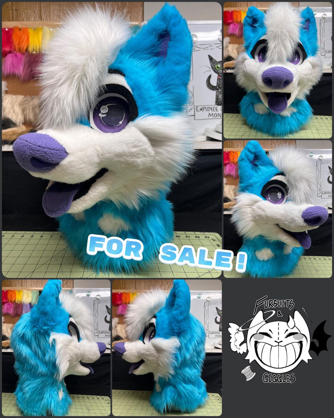 Blue Husky Fursuit Head (REFURBISHED) - Etsy
