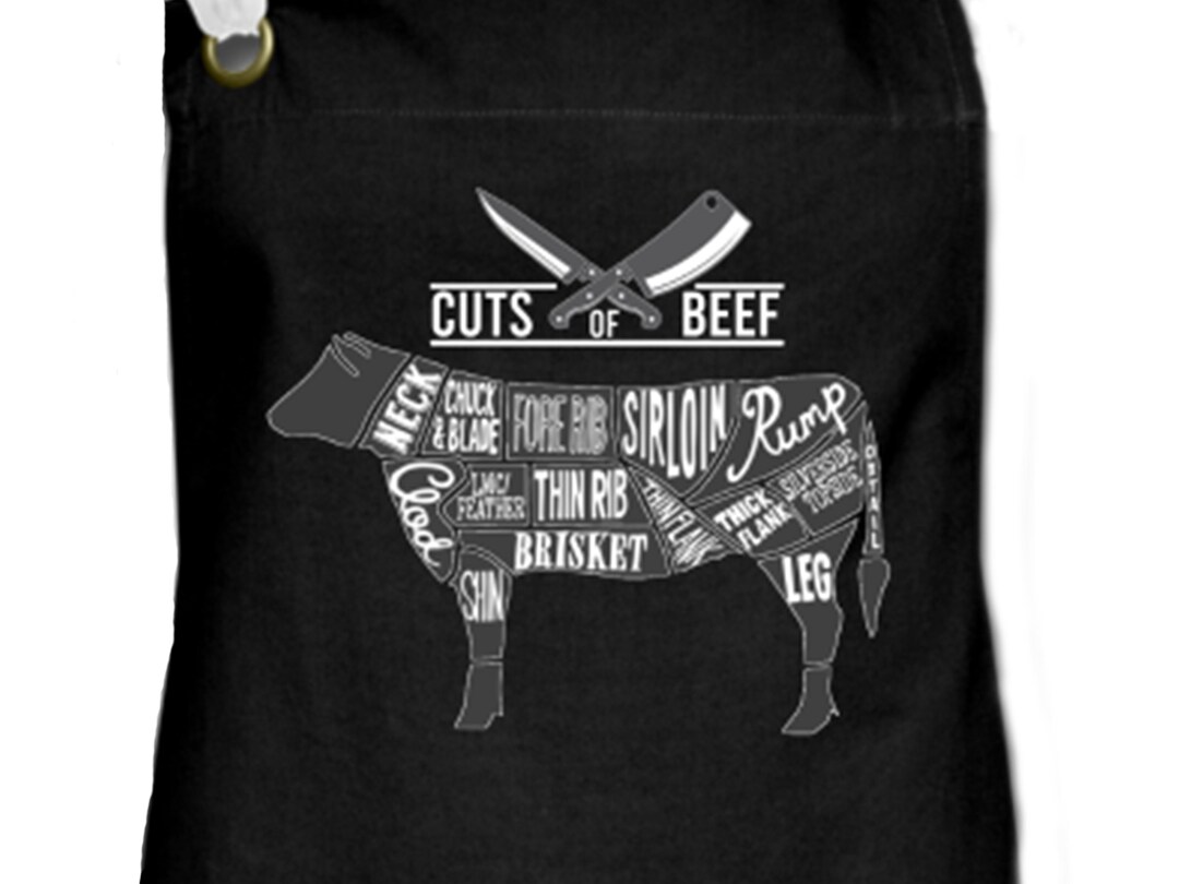 Apron | Custom | Cuts of Beef - Etsy