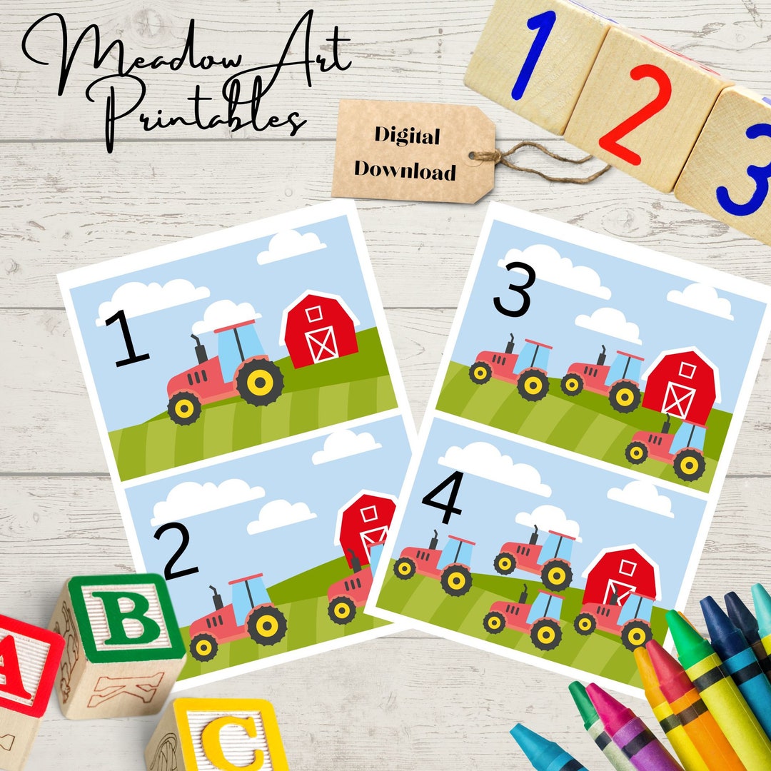 Tractors Home School Pack/farm Home School Pack/printable Home ...