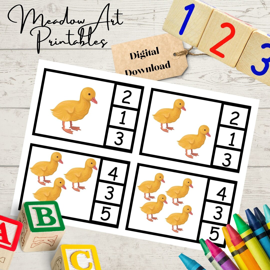 5 Little Ducks Home School Pack/ 5 Little Ducks/ Printable Home ...