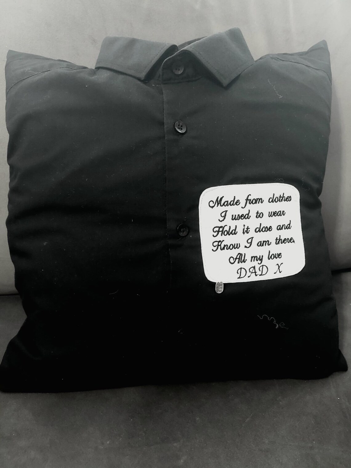 Memory Cushions Made From Your Loved One's Clothing to Cherish Forever ...