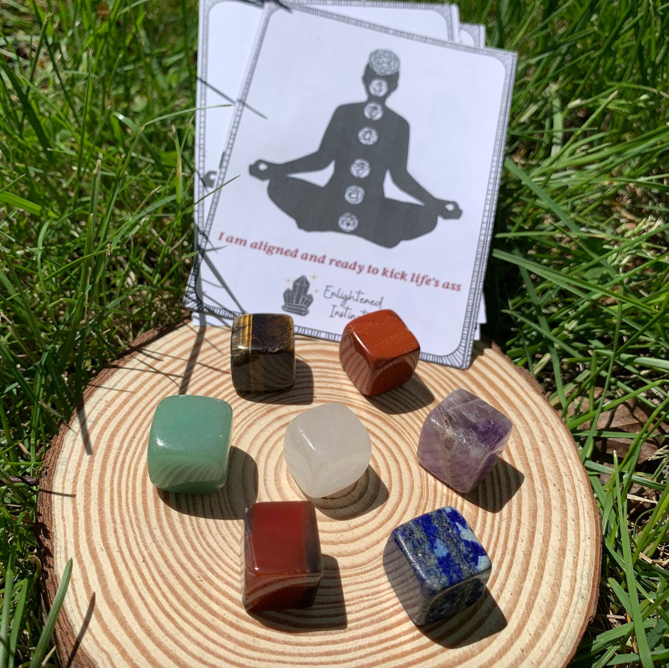 Chakra Crystal Set 7 Stone Chakra Set for beginners Tumbled | Etsy