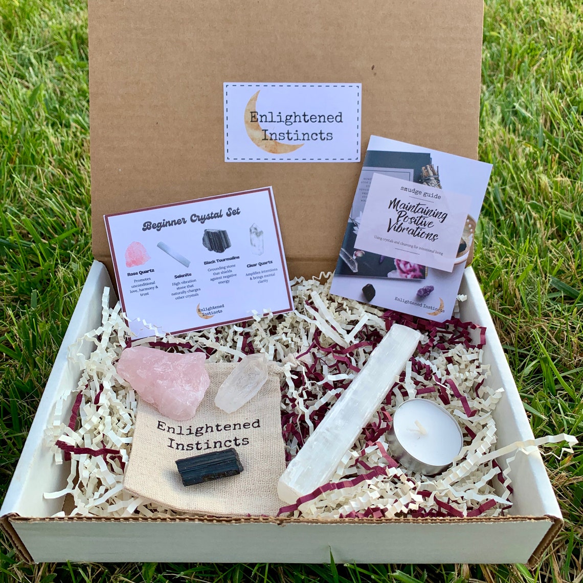 Beginner Crystal Set Crystal Starter Kit Crystal Healing for - Etsy