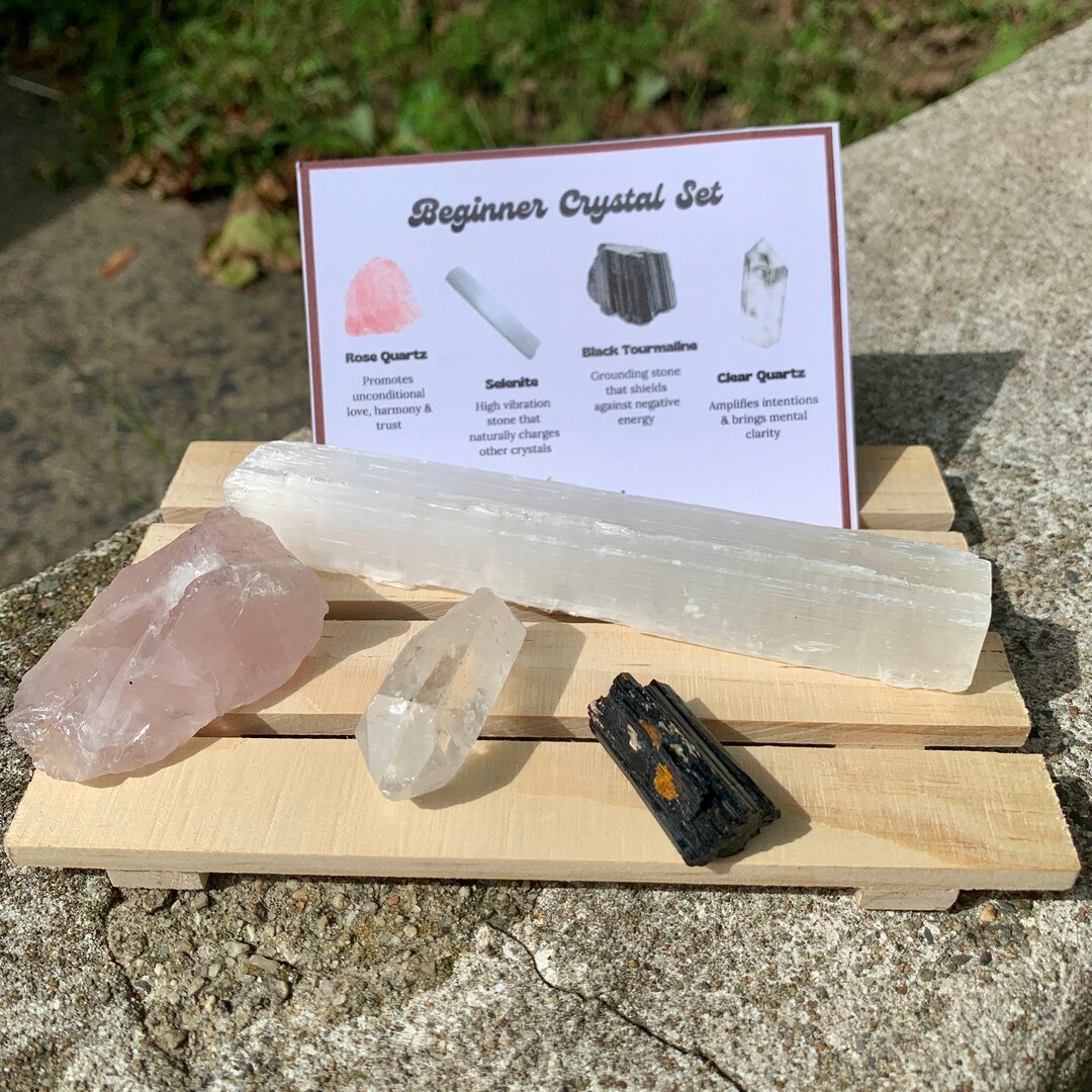 Beginner Crystal Set Crystal Starter Kit Crystal Healing For Beginners