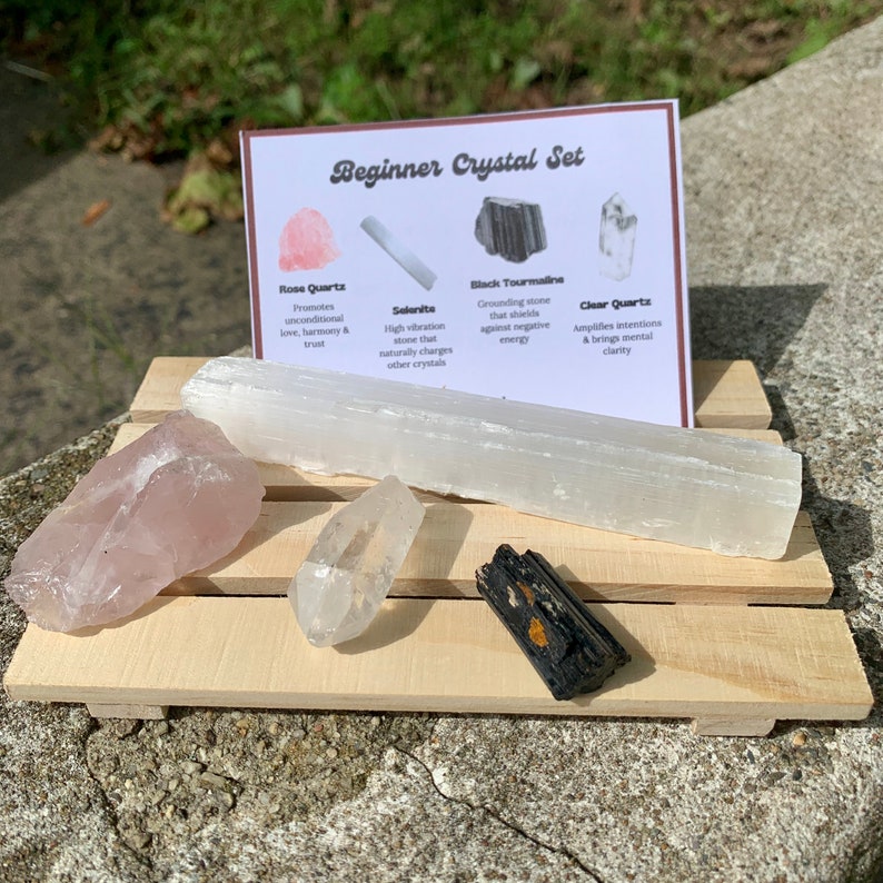 Beginner Crystal Set Crystal Starter Kit Crystal Healing for - Etsy