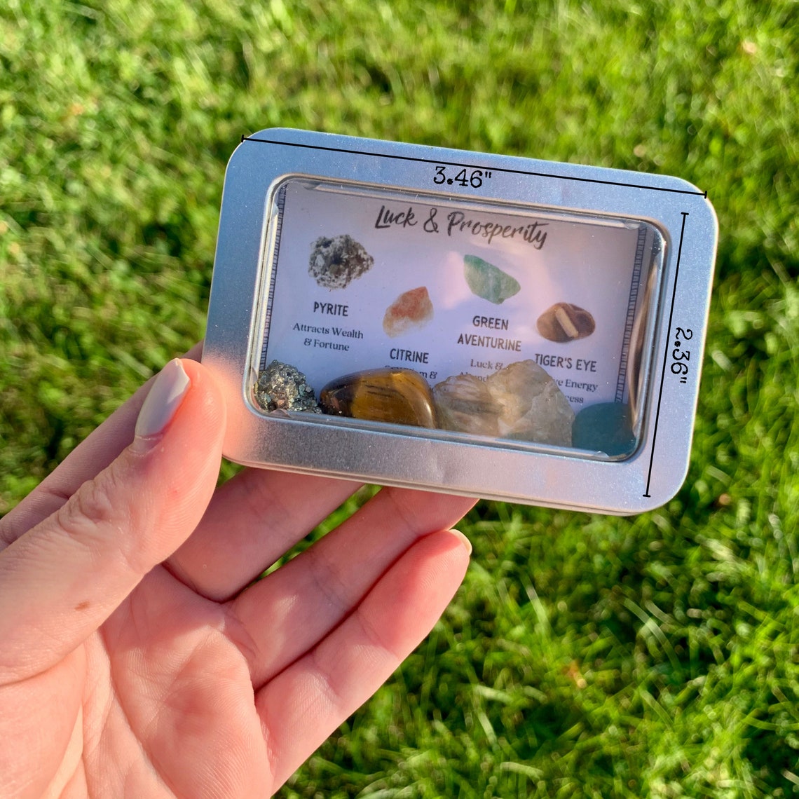 Pocket Crystals for Luck and Prosperity Healing Crystal - Etsy
