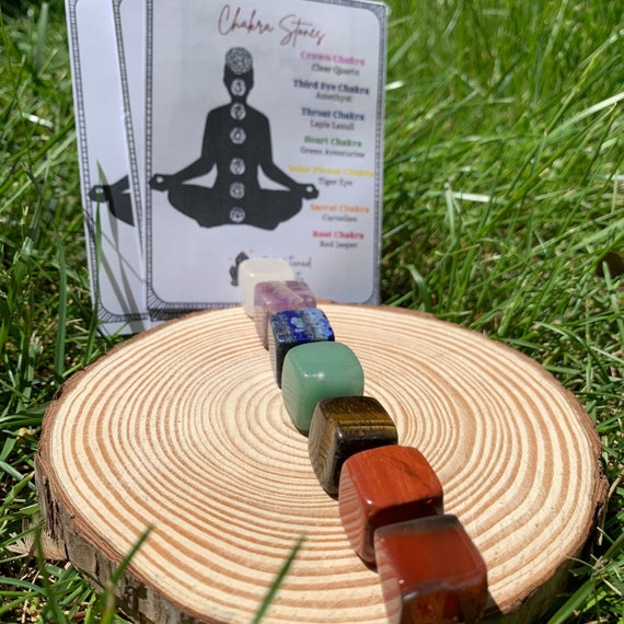 Chakra Crystal Set 7 Stone Chakra Set for beginners Tumbled | Etsy