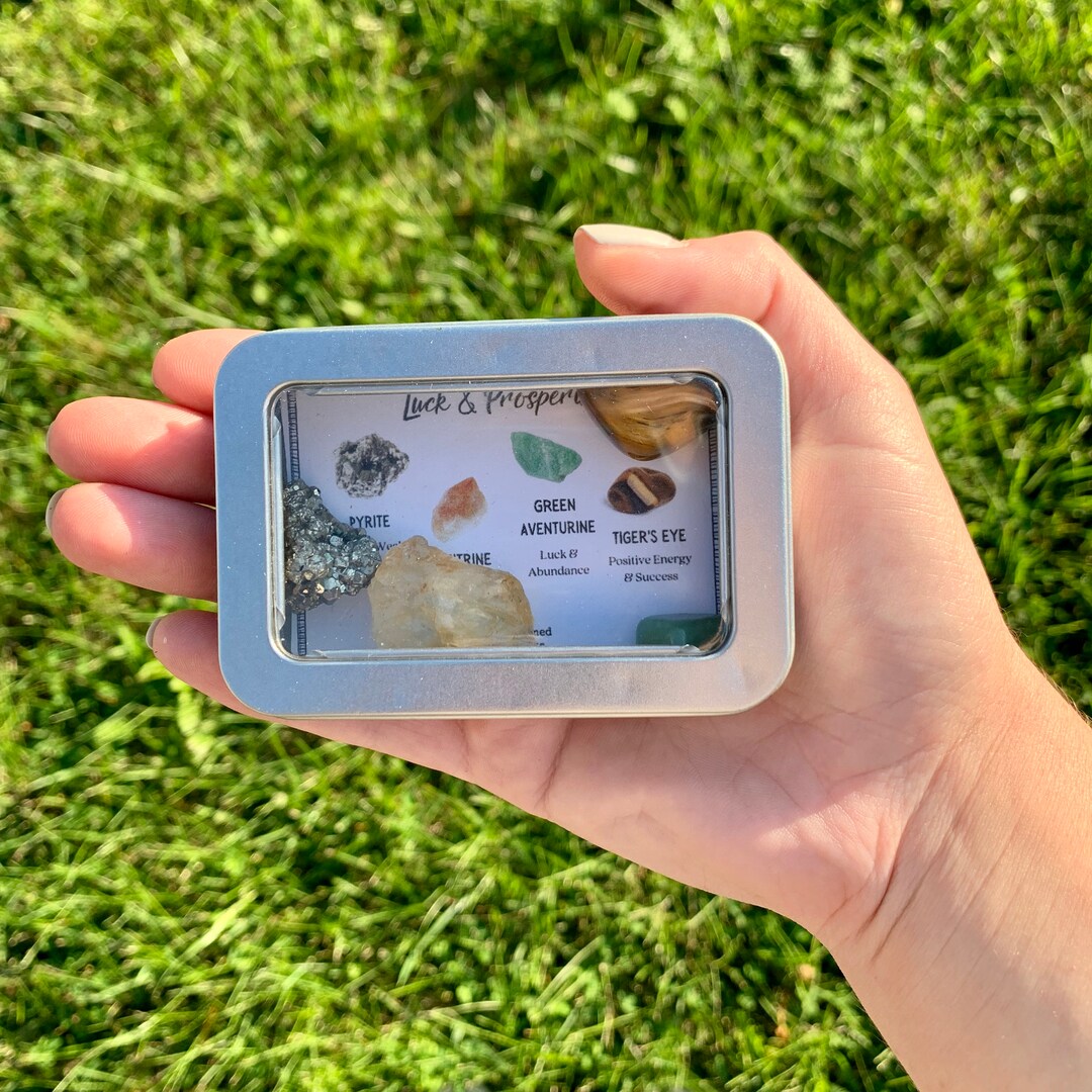 Pocket Crystals for Luck and Prosperity, Healing Crystal Stocking ...