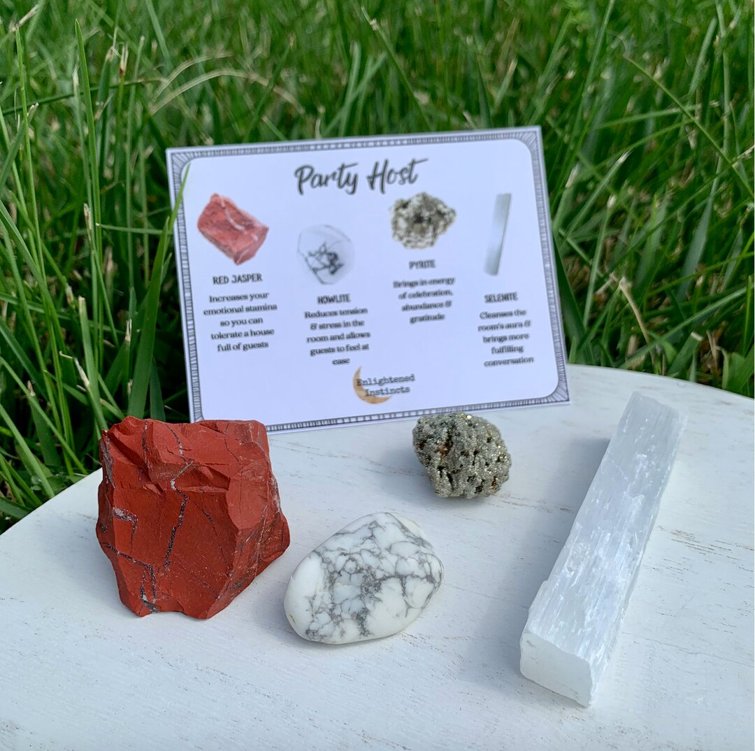 Party Host Crystal Set Crystals for Hostess, Housewarming Crystals ...