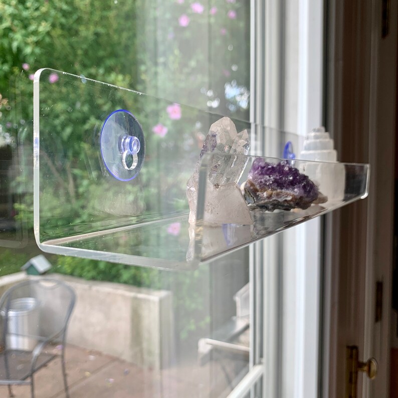 Floating Window Shelf for Crystal Charging in Moon & Sunlight | Etsy