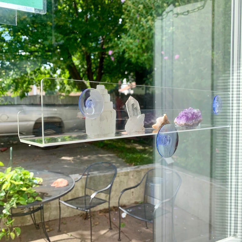 Floating Window Shelf for Crystal Charging in Moon & Sunlight | Etsy