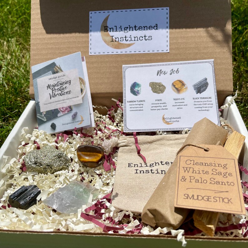 New Job Crystal Set Healing Crystals for Work Crystals for - Etsy