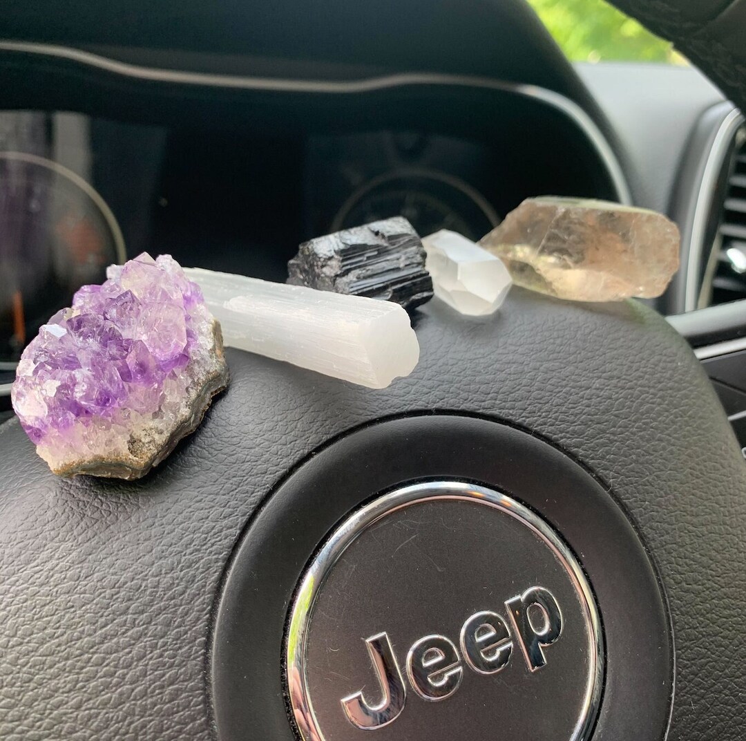 Car Crystal Set Crystals for Driving, Safe Travel Kit, Crystal Car ...