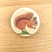 Red Squirrel Pin Badge, British Wildlife Collectors Button (3.8cm ...
